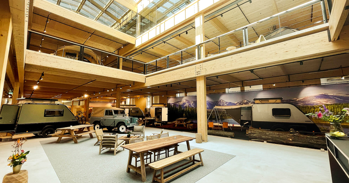 Kip Store Utrecht, kamperen beleef je hier